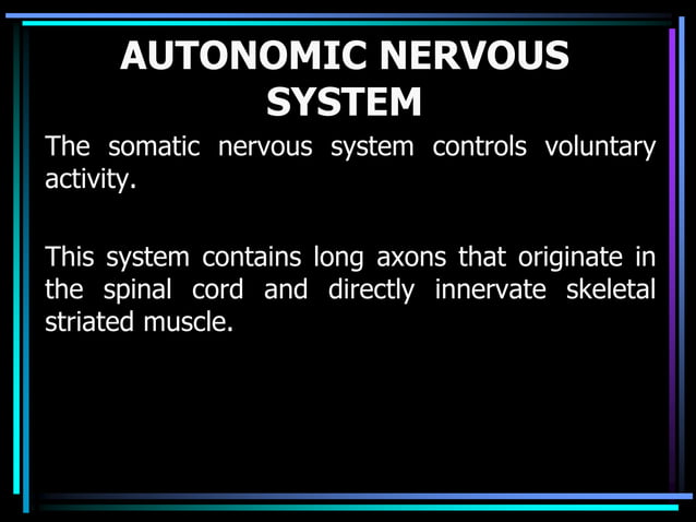 Autonomic Nervous System Pharmacology | PPT