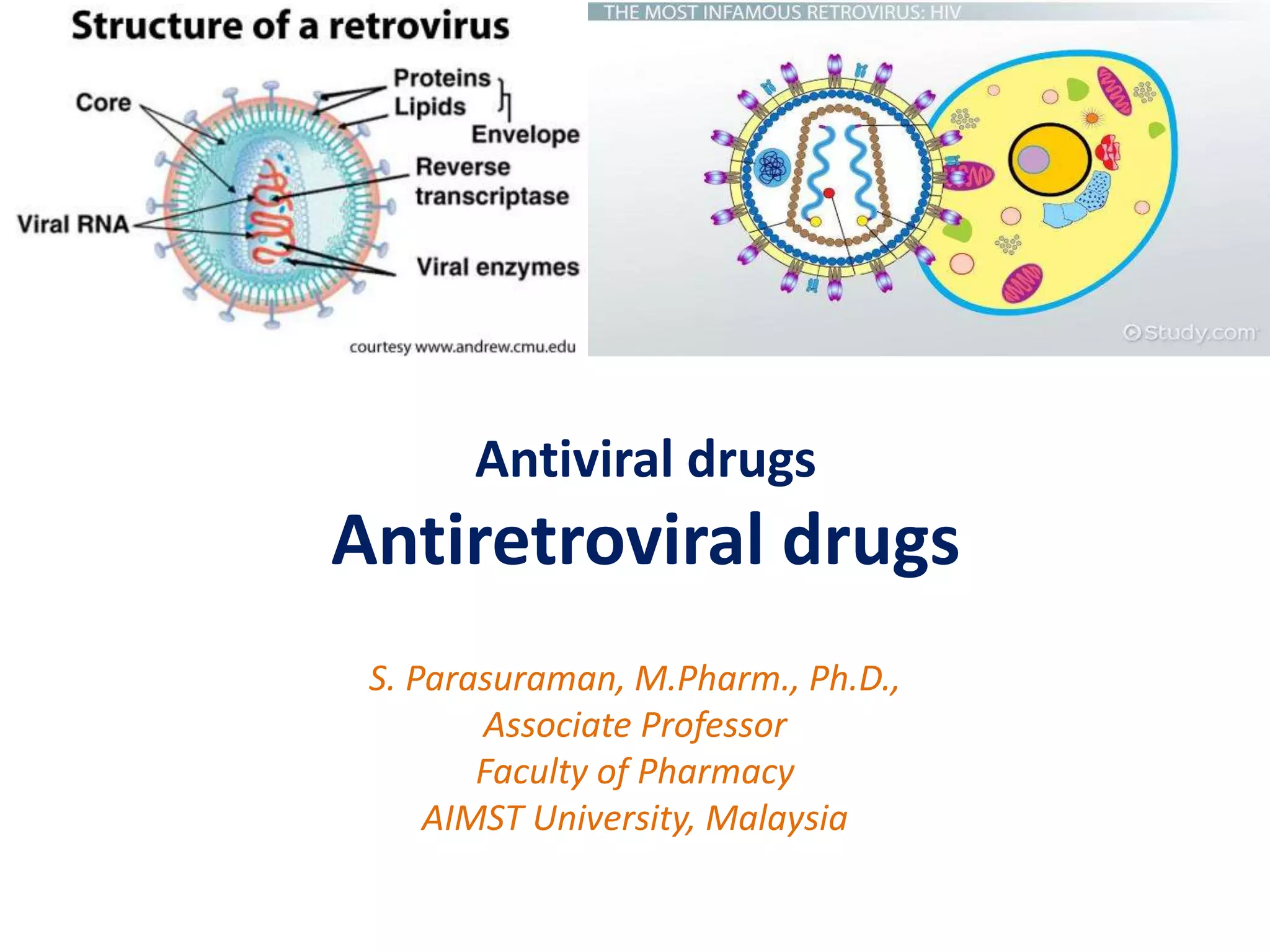 Antiretroviral drugs | PPTX | Chemistry | Science