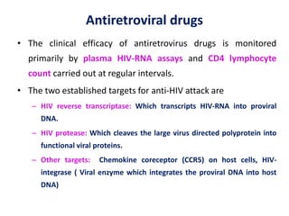 Antiretroviral drugs | PPT