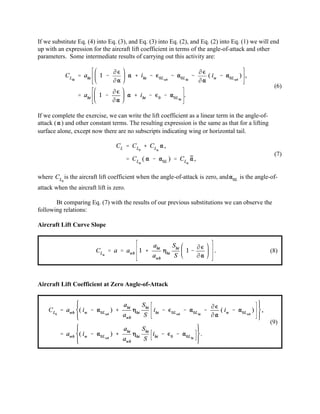 2 aoe 3134 complete aircraft equations | PDF | Physics | Science