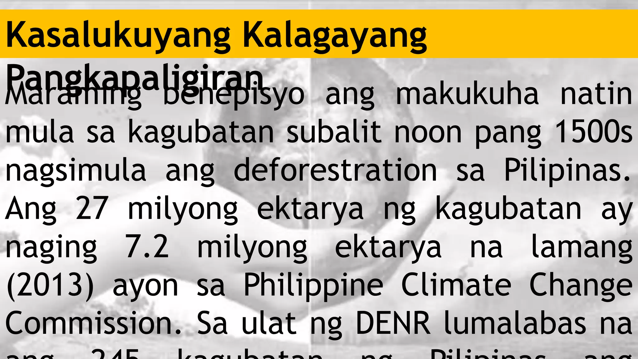Kasalukuyang Kalagayan ng Pangkapaligiran | PPTX