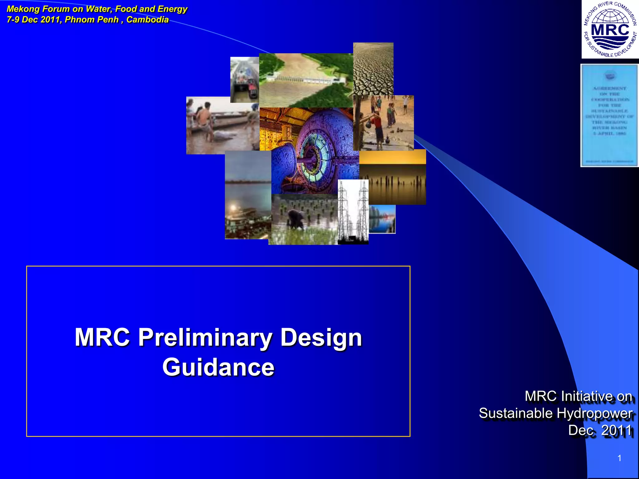 MRC Preliminary Design Guidance | PPTX