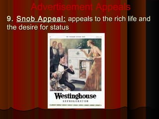 Snob Appeal Propaganda