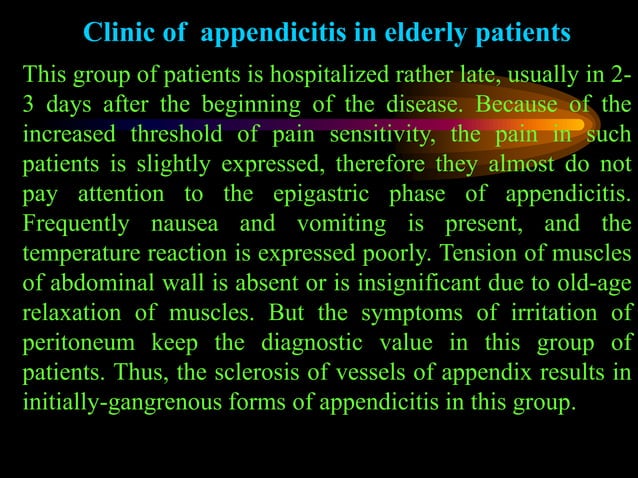 Appendicitis - disease, etiology, treatment | PPT | Digestive Disorders ...