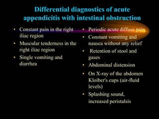Appendicitis - disease, etiology, treatment | PPT | Digestive Disorders ...
