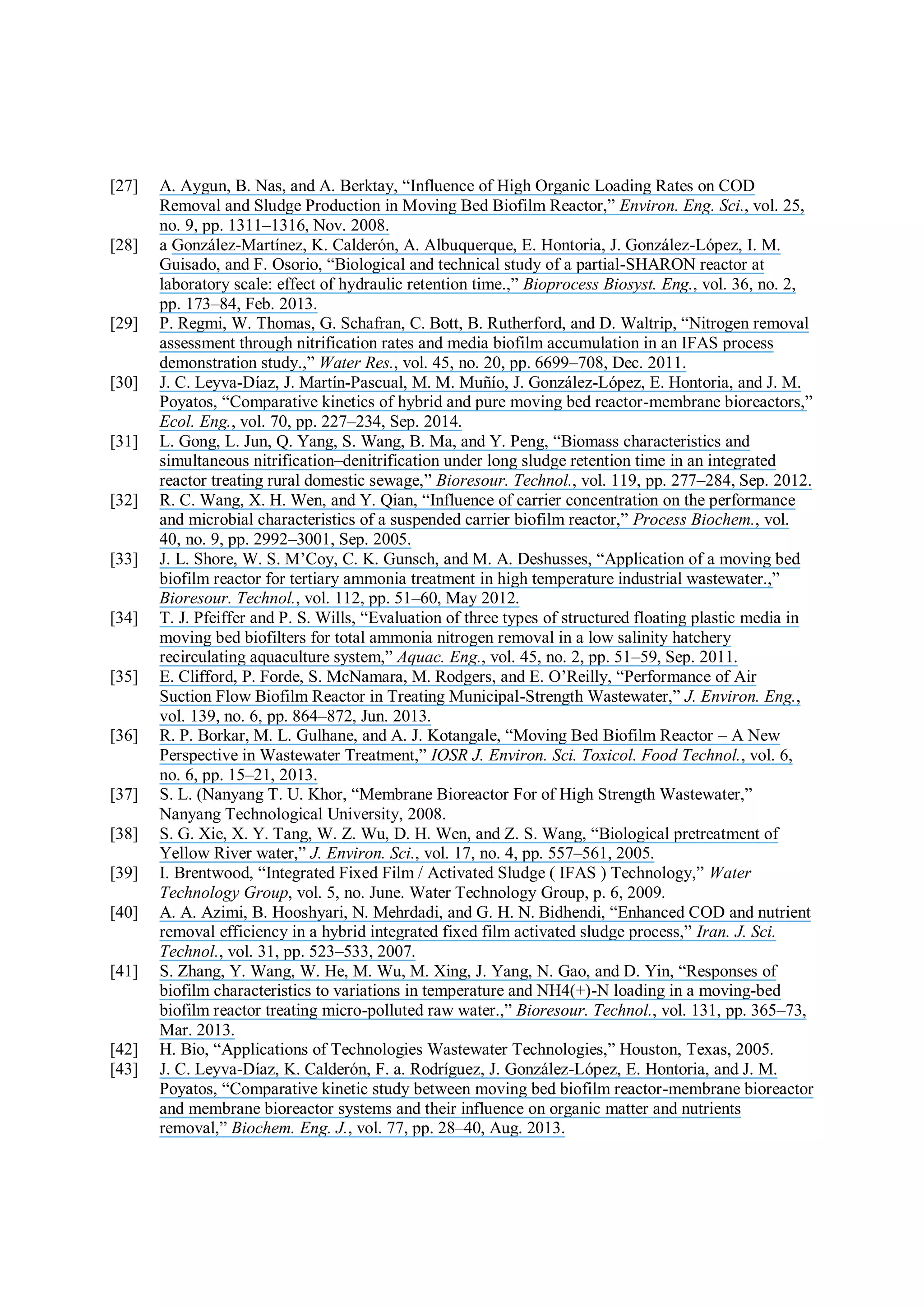 2 application of moving bed biofilm reactor (mbbr) and integrated fixed ...
