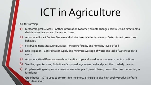 Applications of ICT | PPTX