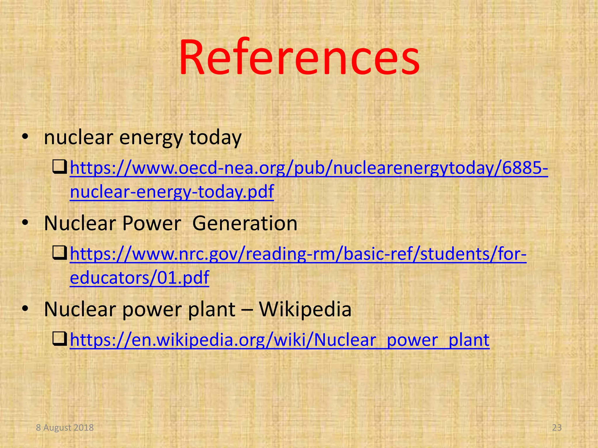 Applications Of Nuclear Energy | PPTX