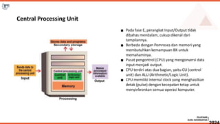 model komputer Von Neumann Simulasi Input – Proses – Output | PPTX