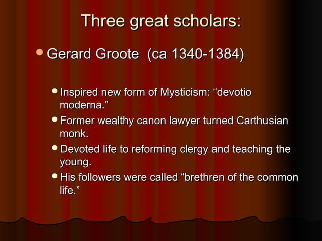 pre reformation | PPT