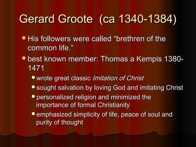 pre reformation | PPT