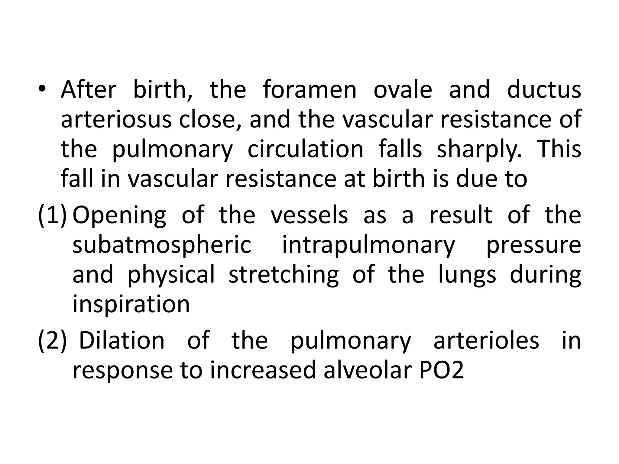 Pulmonary Circulation | PPTX