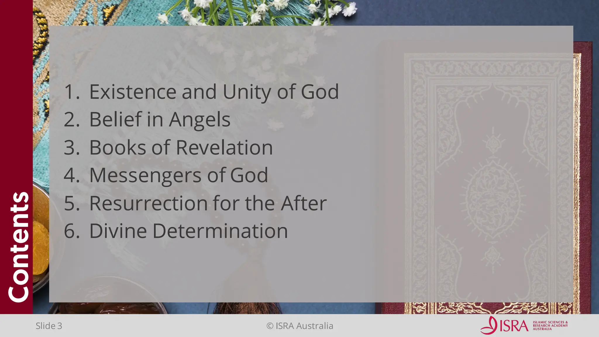 2A Principal Beliefs of Islam ISRA (Tawhid) | PPT