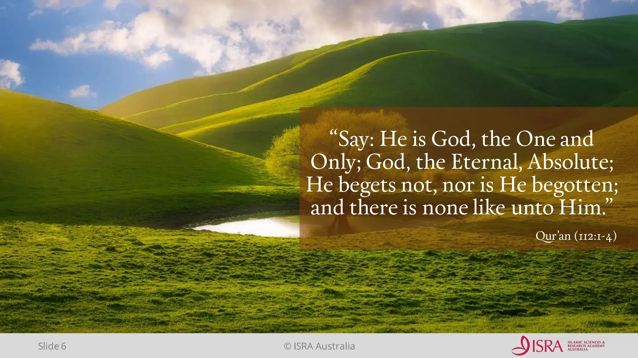 2A Principal Beliefs of Islam ISRA (Tawhid) | PDF | Islam | Religion ...