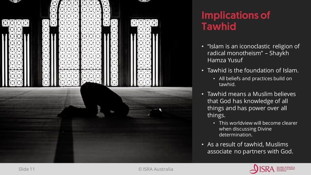2A Principal Beliefs of Islam ISRA (Tawhid) | PDF | Islam | Religion ...