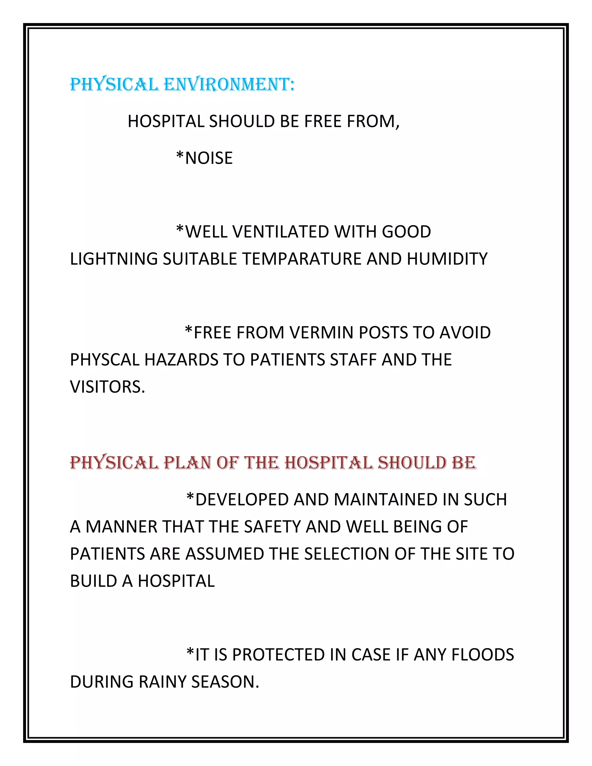 Providing safe and clean environment | PDF