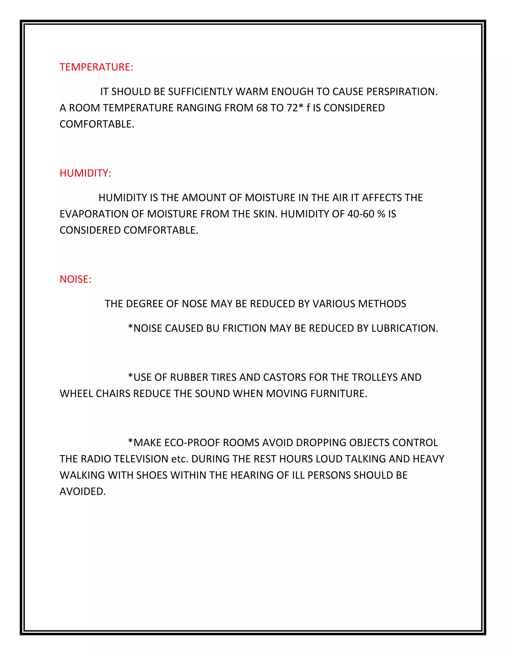 Providing safe and clean environment | PDF