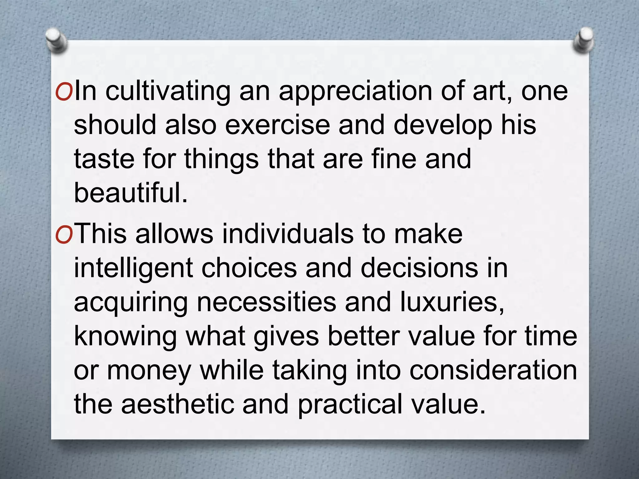 Art Appreciation: Creativity, Imagination, and Expression | PPTX
