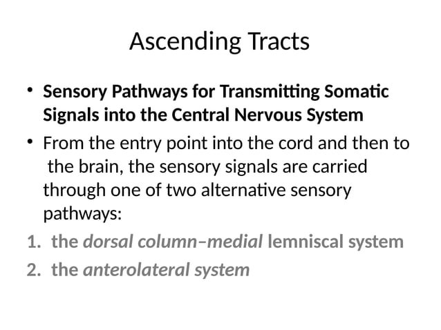 (2) Ascending Tracts - ppLemniscal.pptx