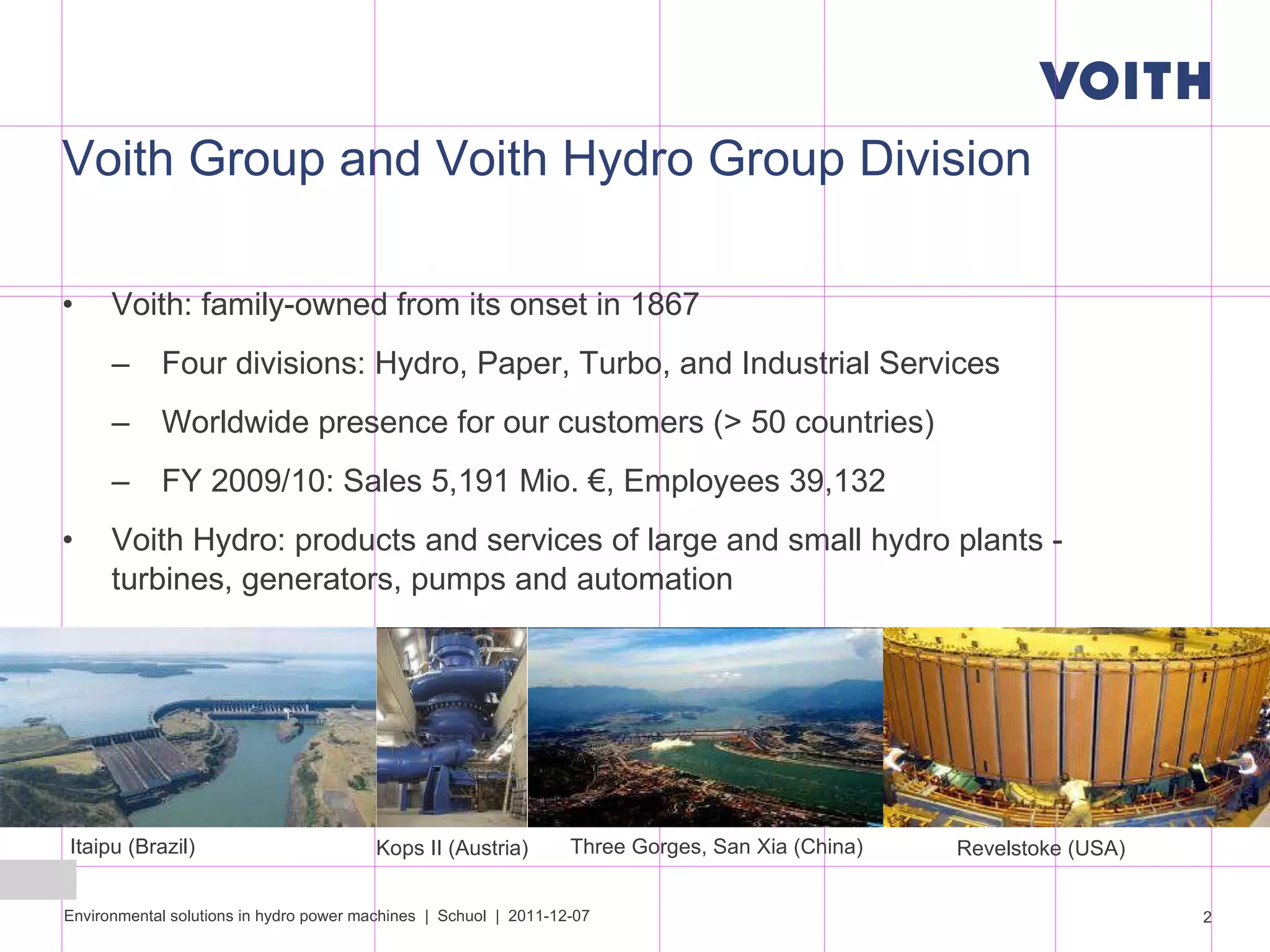 Environmental solutions in hydropower machines | PPT