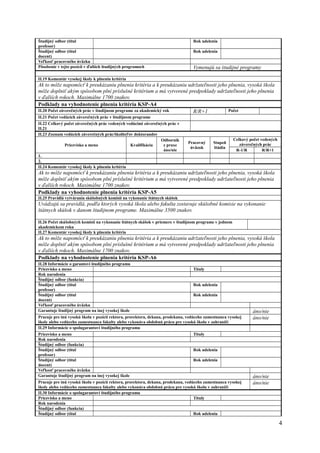 Preparation of materials for accreditation committee | RTF