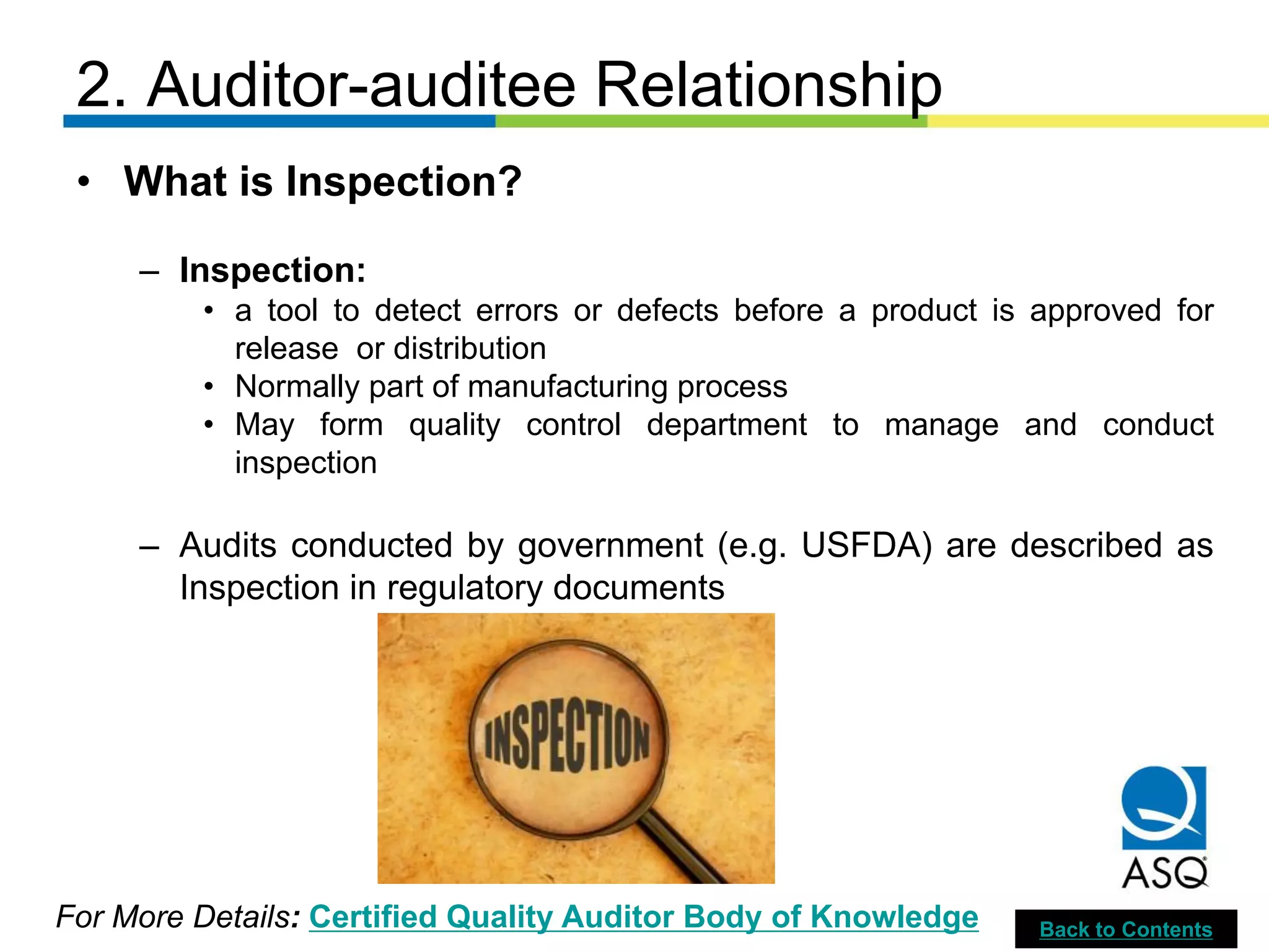 ASQ CQA Part 1: Auditing Fundamentals | PDF