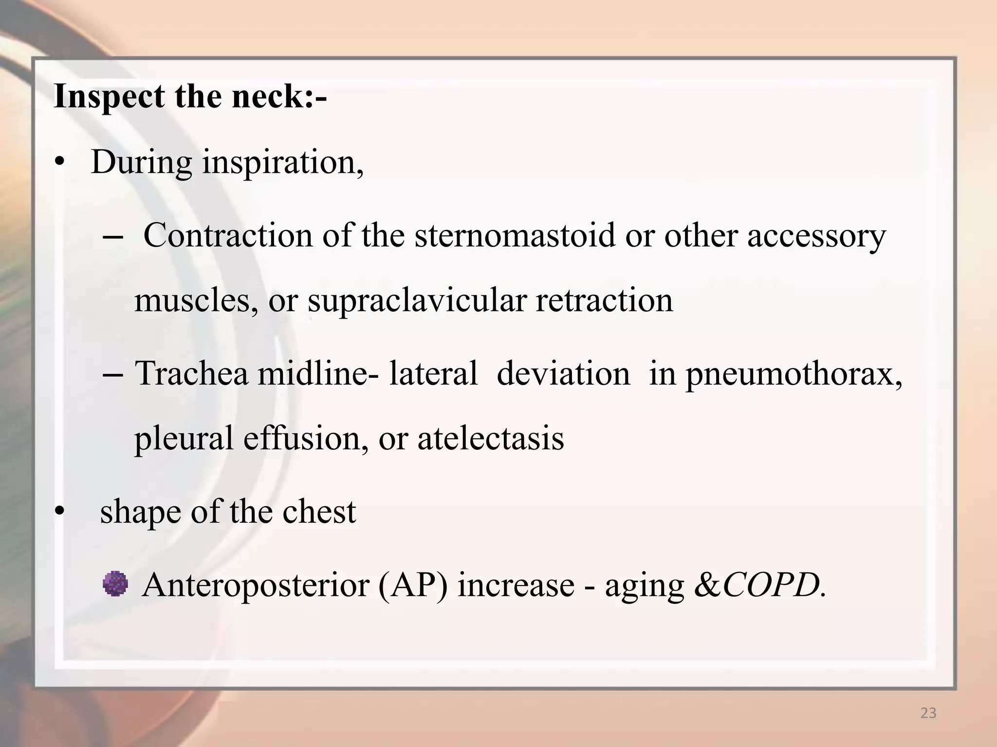 Assessment of patient with respiratory disorder | PPTX