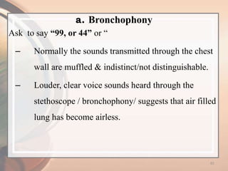 Assessment of patient with respiratory disorder | PPTX