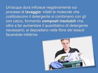 La durezza dell'acqua | PPT