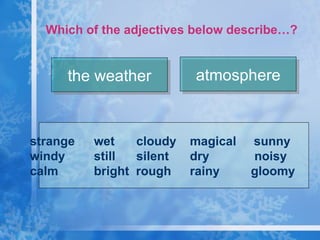 atmosphere&the weather_vocab | PPT