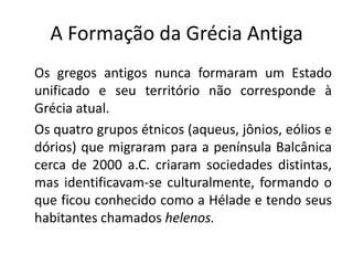 Civilização Greco-Romana - De Minos à Homero | PPTX