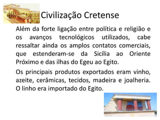 Civilização Greco-Romana - De Minos à Homero | PPTX