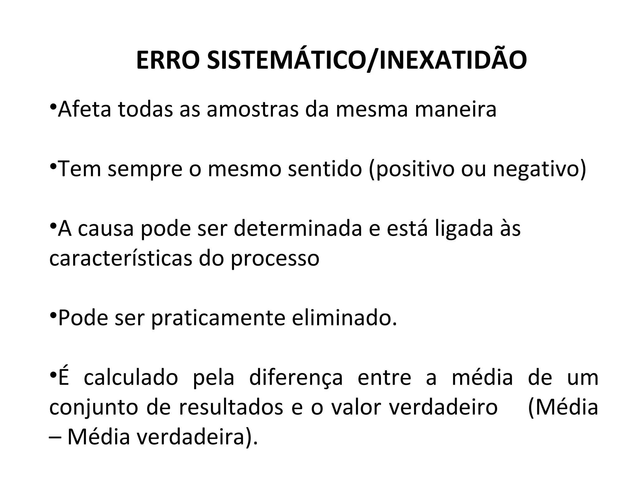 2ª aula qualidade, controle e metodos analiticos | PPT