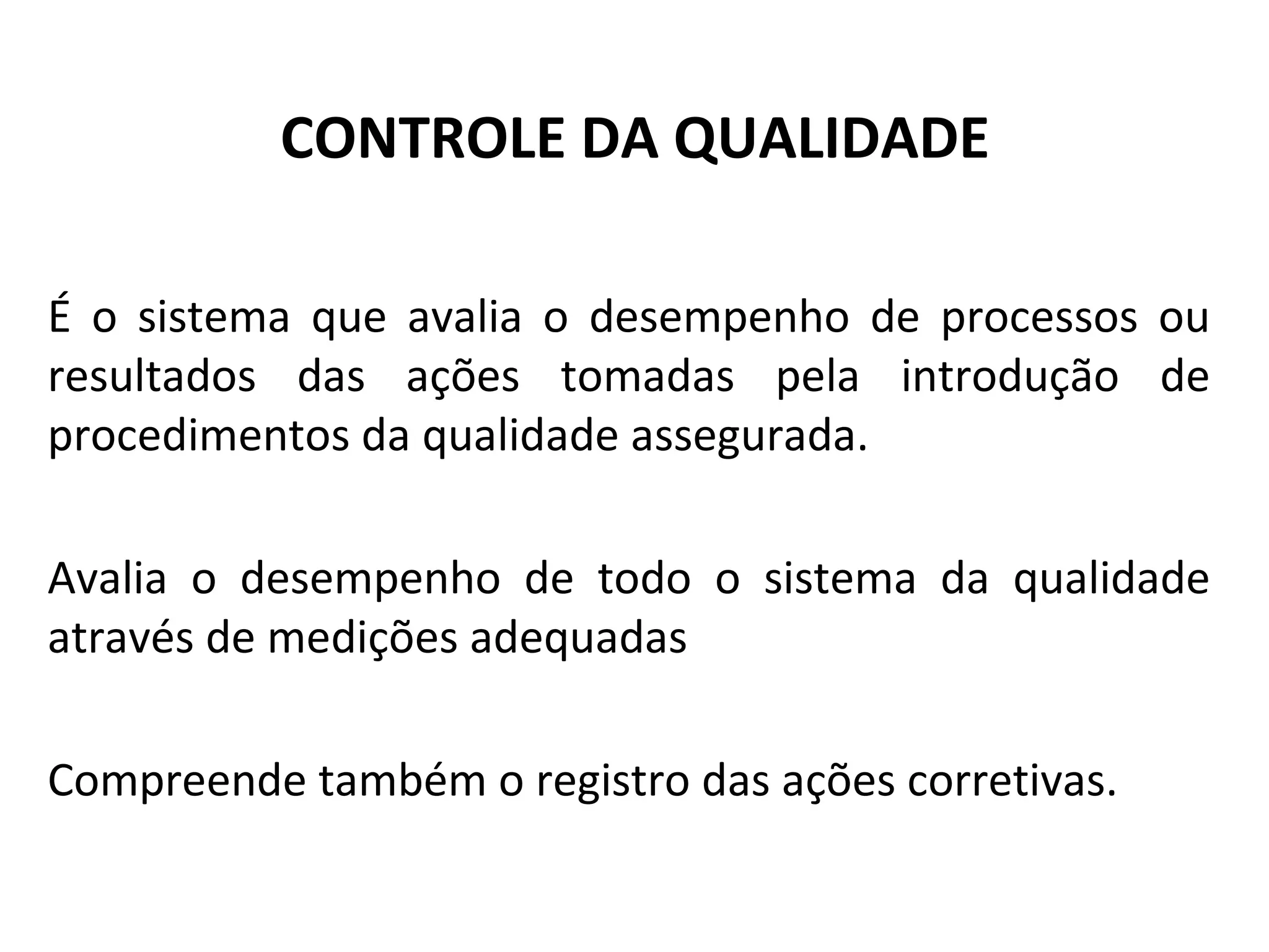 2ª aula qualidade, controle e metodos analiticos | PPT