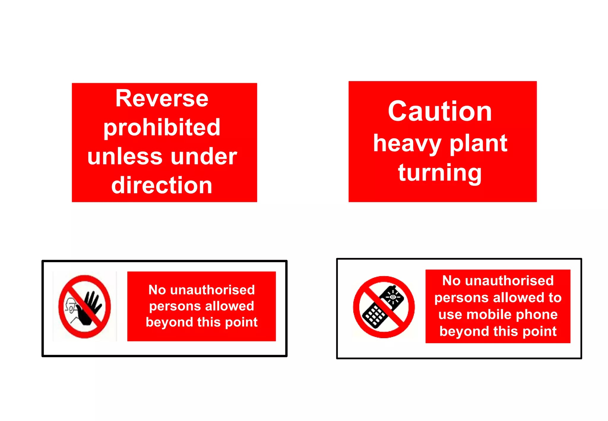KNOW YOUR CONSTRUCTION SAFETY SIGNS. | PDF
