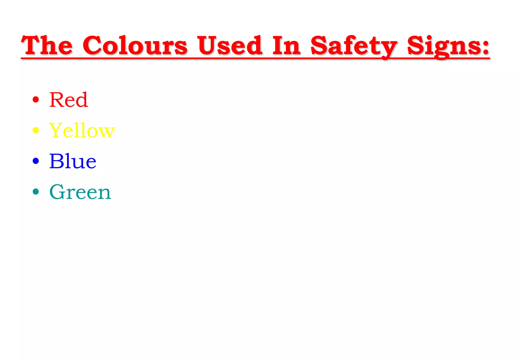 KNOW YOUR CONSTRUCTION SAFETY SIGNS. | PDF