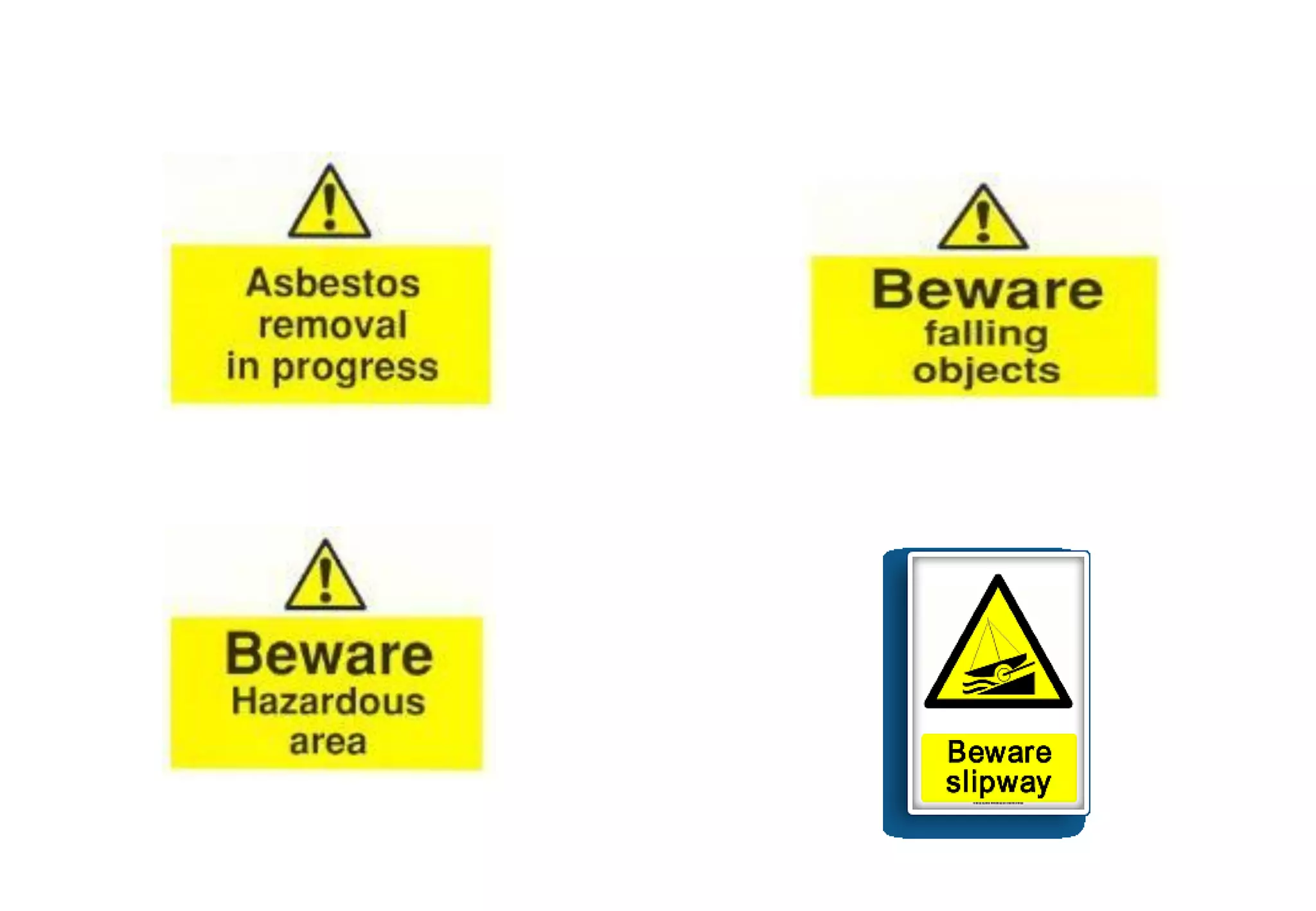 KNOW YOUR CONSTRUCTION SAFETY SIGNS. | PDF