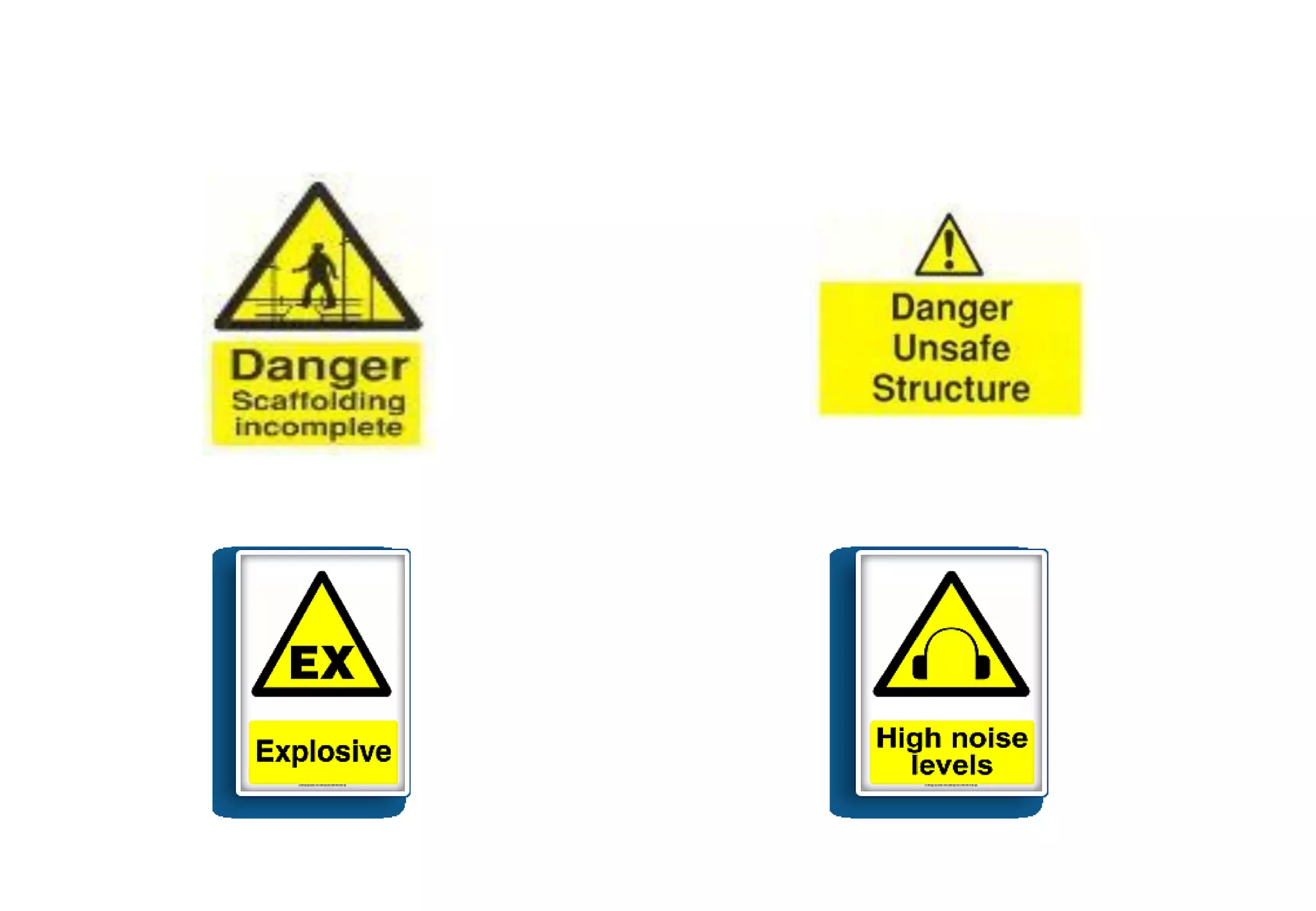 KNOW YOUR CONSTRUCTION SAFETY SIGNS. | PDF