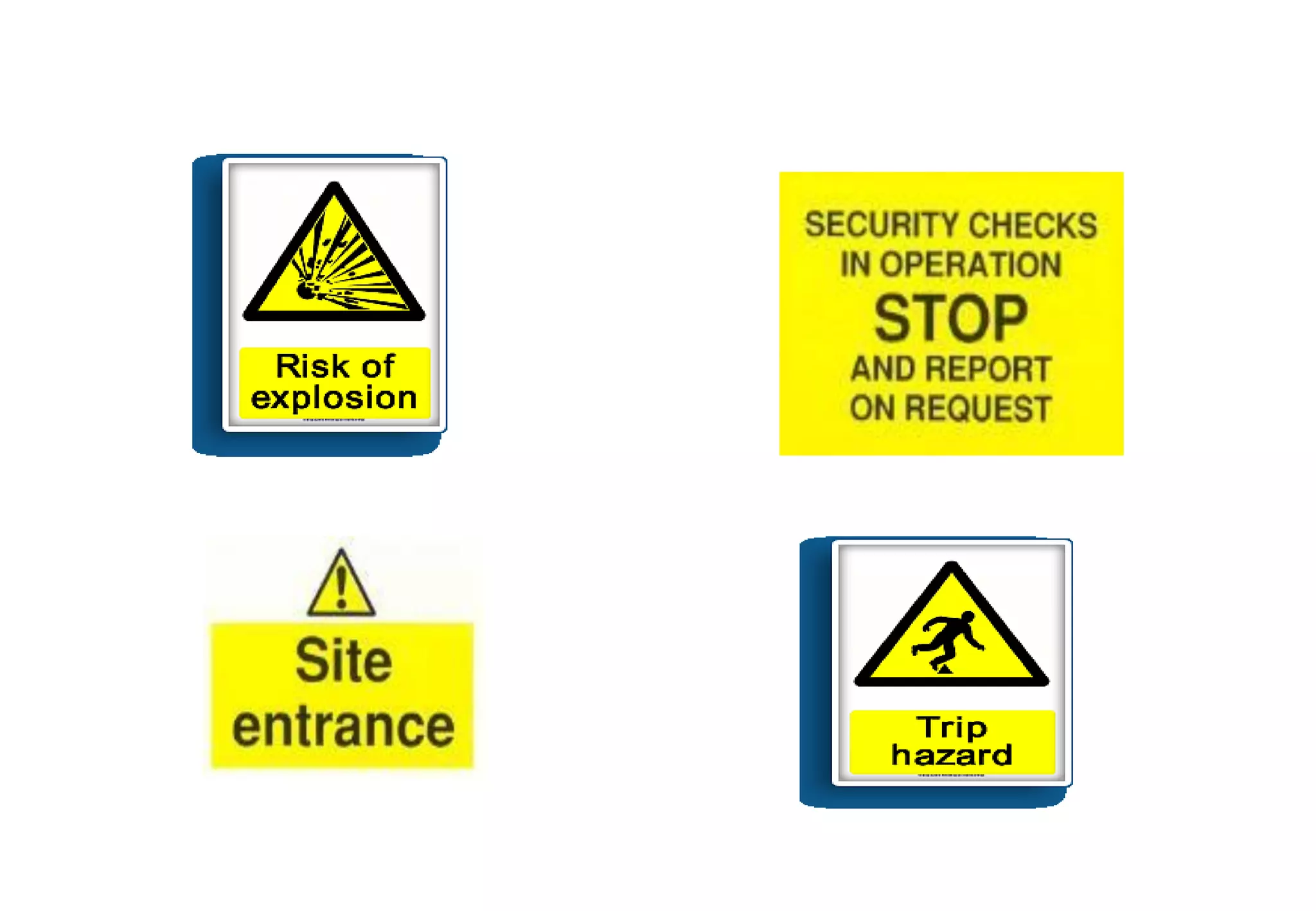 KNOW YOUR CONSTRUCTION SAFETY SIGNS. | PDF