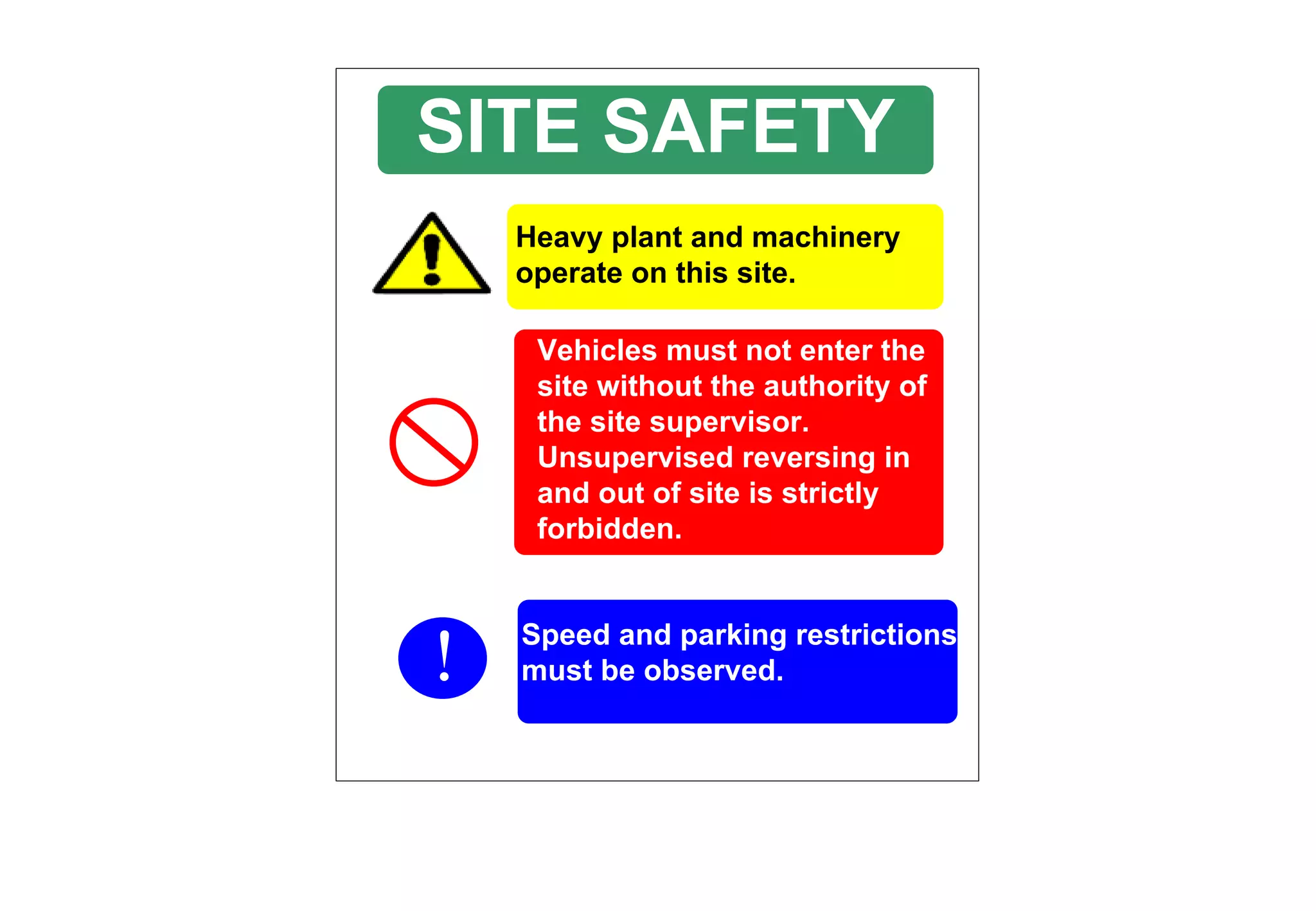 KNOW YOUR CONSTRUCTION SAFETY SIGNS. | PDF