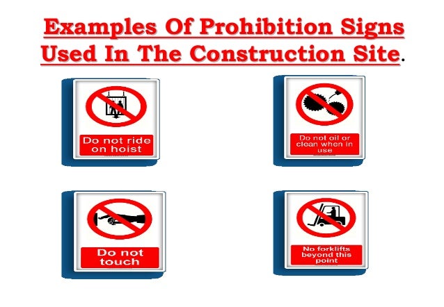 KNOW YOUR CONSTRUCTION SAFETY SIGNS.