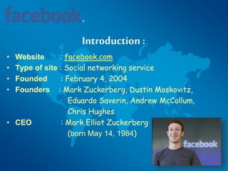 facebook secrets by SHASHI | PPTX