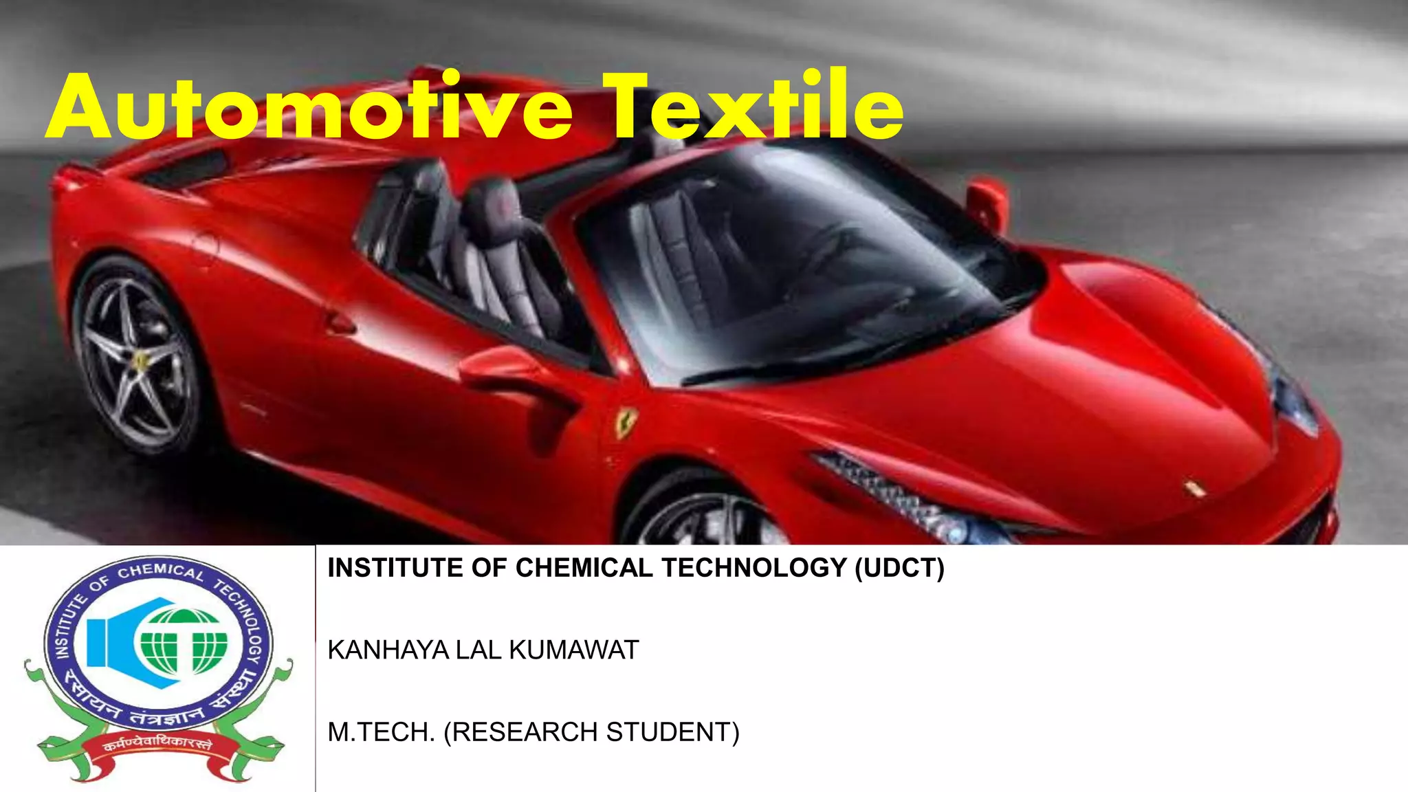 Autotech Technical Textile | PPTX