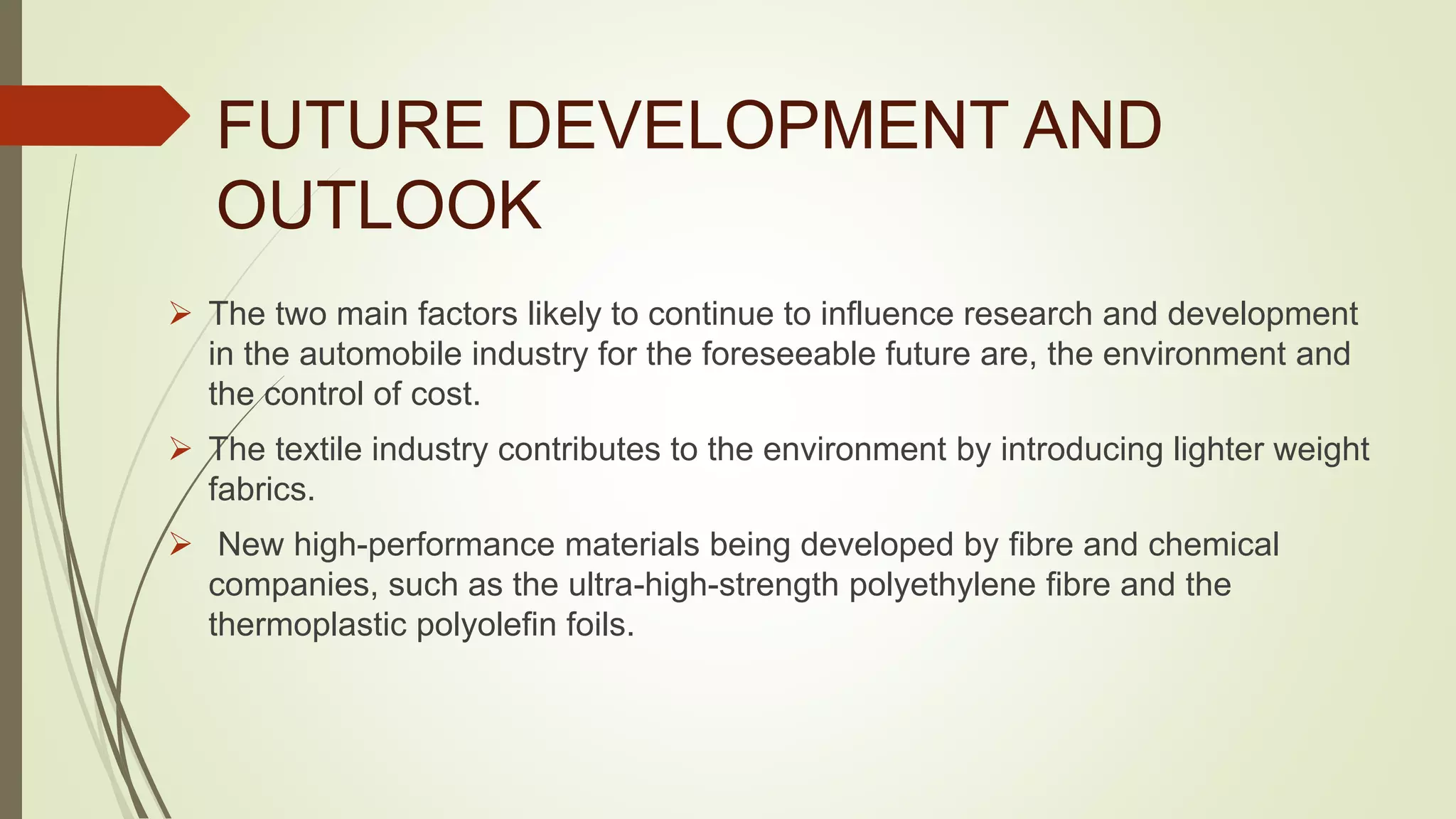 Autotech Technical Textile | PPTX