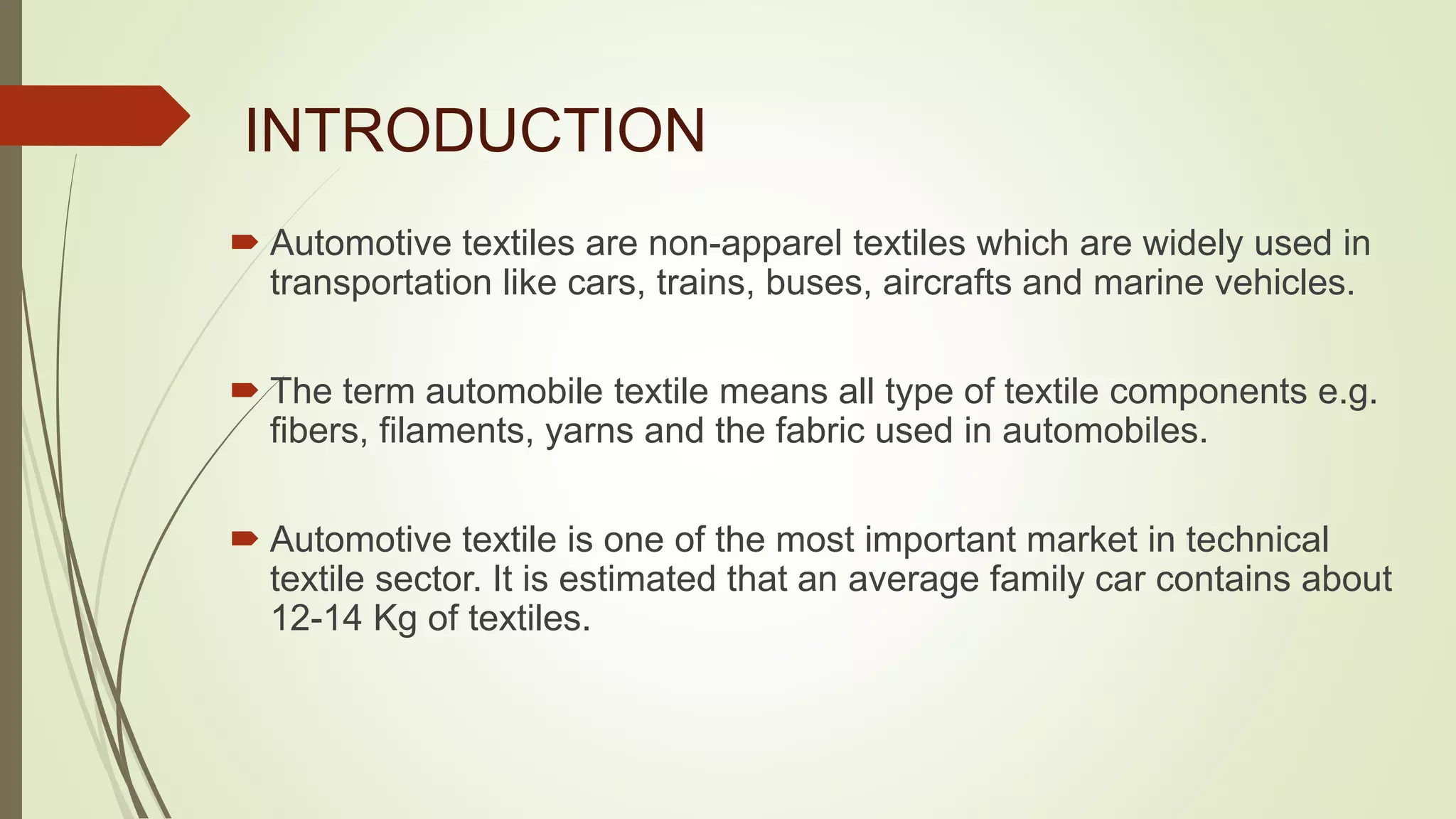 Autotech Technical Textile | PPTX