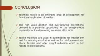 Autotech Technical Textile | PPTX