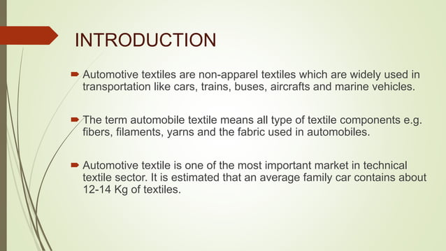 Autotech Technical Textile | PPTX