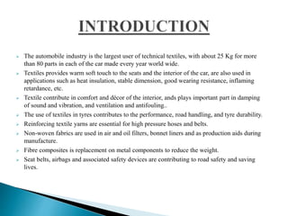 Autotech Technical Textile | PPT