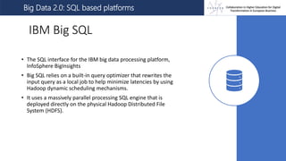 Available platforms for Big Data 2.0 | PPT