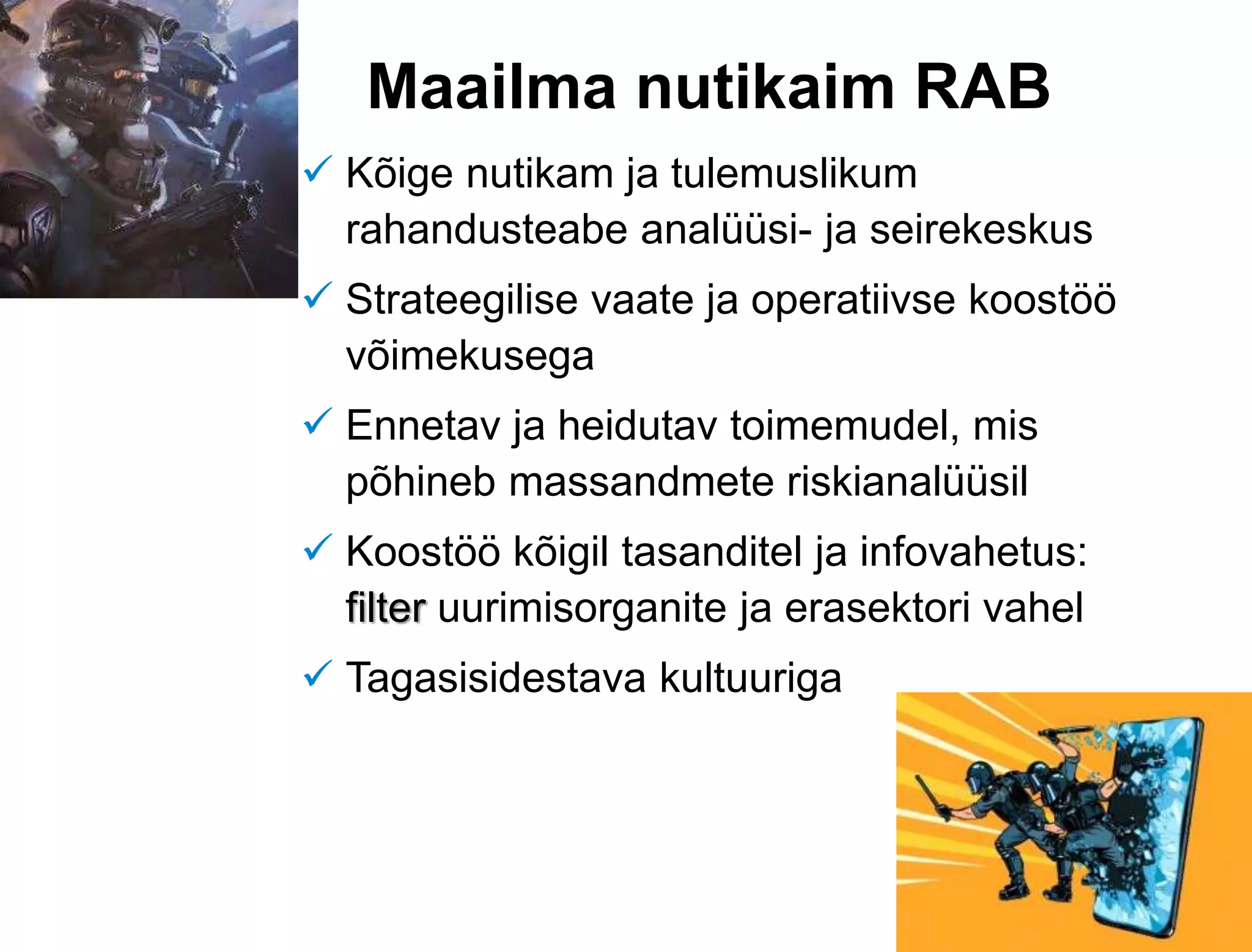 Veikko Tali. Mida teha rahapesuga? | PPT